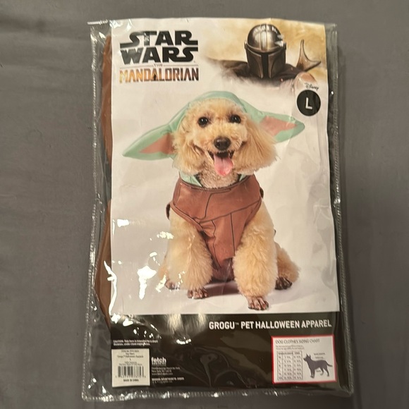 Star Wars | Dog | Star Wars Mandalorian Grogu Pet Halloween Costume ...